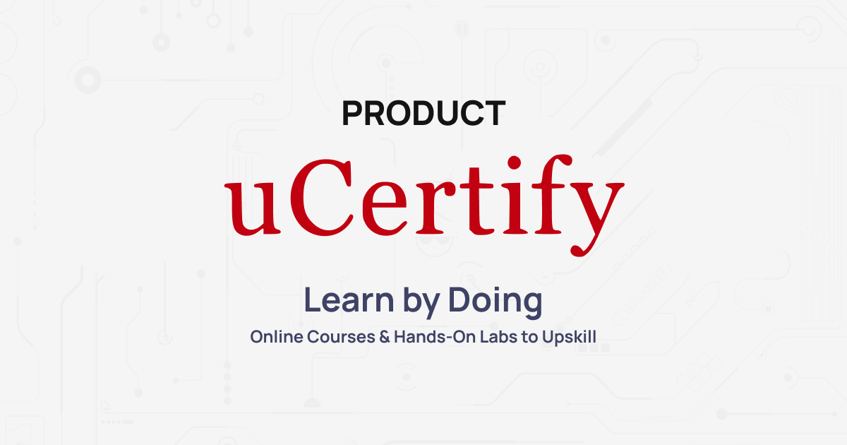 Download uCertify Mobile App | Learn Anytime, Anywhere